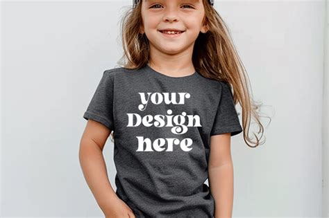Bella Canvas Dark Grey Mockup 25 Graphic By Mockupstore · Creative Fabrica