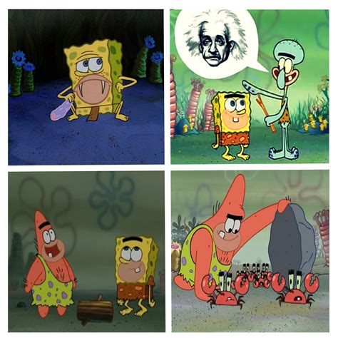 They Called It Bc Before Comedy For A Reason Spongegar Primitive Sponge Caveman