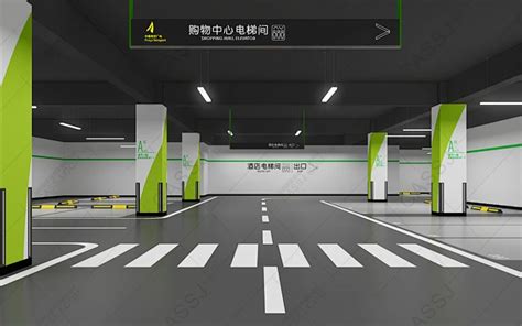 希尔顿逸林酒店停车场规划设计 花瓣网