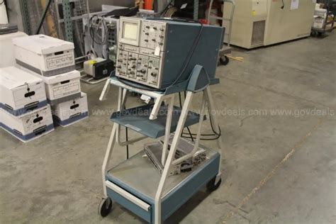 Tektronix 7104 Oscilloscope Tek Lab Cart Model 3 Allsurplus