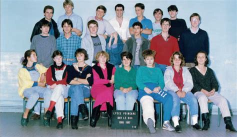 Photo De Classe Th De 1986 Lycée Raymond Poincaré Copains Davant