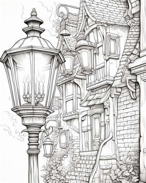 Light Post Coloring Pages 23 Christmas Light Bulb Coloring Pages