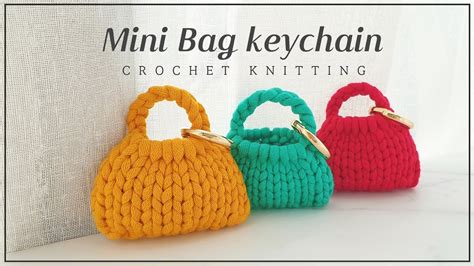 Diy 미니 자이언트얀 가방 키링 만들기 미니 만두백 왕 초보도 만드는 쉽고 자세한 설명 코바늘 대바늘 만두가방 손뜨개 Easy Tutorial