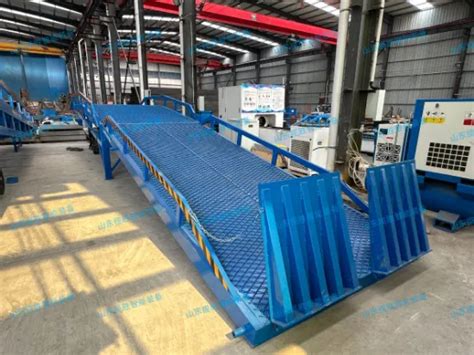 lansheng loading ramp mobile load ramp forklift dock ramp loading dock