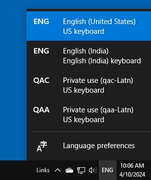 How To Remove Unwanted Locale Keyboard From The Language Bar