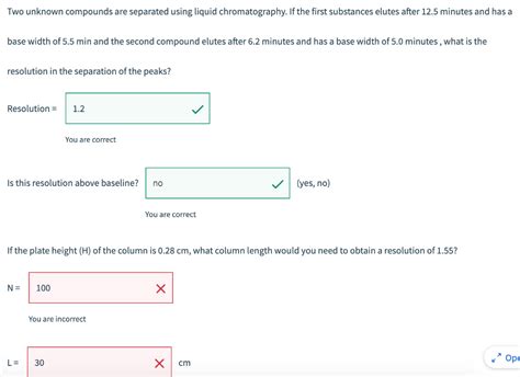 Two Unknown Compounds Are Separated Using Liquid Chegg
