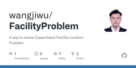 Github Wangjiwufacilityproblem 4 Way To Solute Capacitated Facility