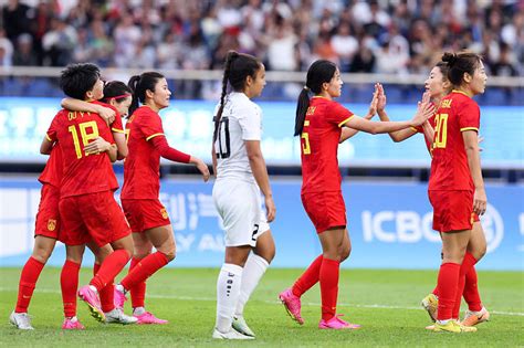 7比0！中国女足大胜乌兹别克斯坦获亚运女足铜牌女子决战球员
