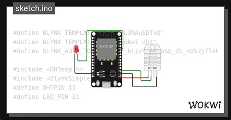 WOKWI DHT BLYNK Wokwi ESP STM Arduino Simulator