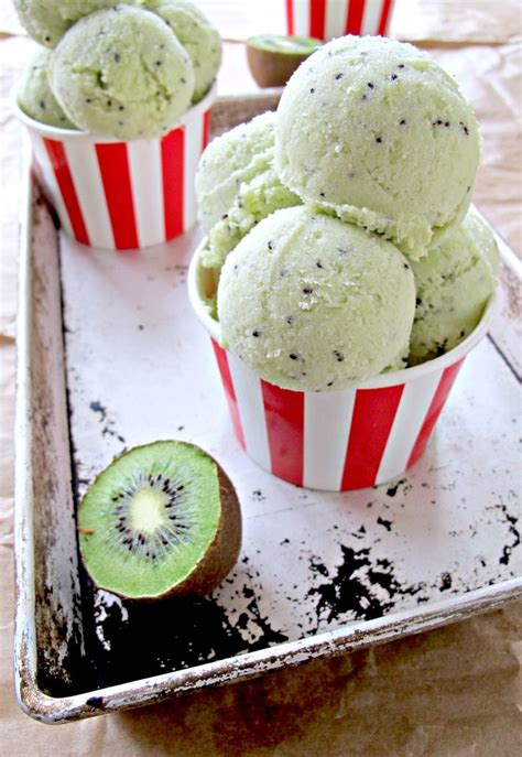 Delicious Homemade Vegan Kiwi And Coconut Ice Cream