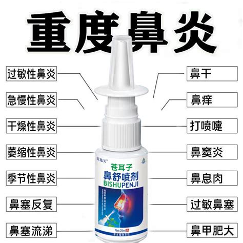 鼻子濞炎噴過敏性濞肥大灰塵濞幹濞癢鼻腔過敏鼻通鼻濞炎噴霧劑 Taobao