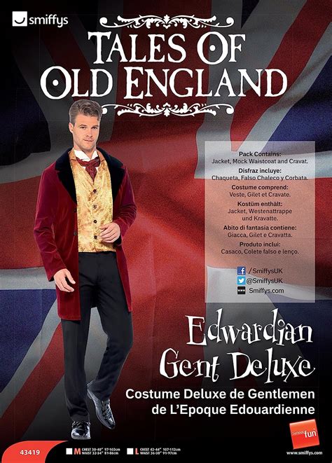 Smiffys Deluxe Edwardian Gent Costume Toptoy