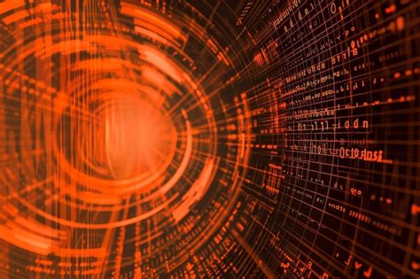 Premium Photo A Abstract Background With A Orange Shade A Radial Blur