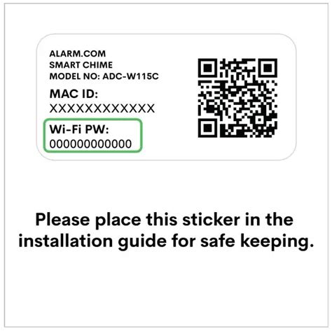 Frontpoint ADC W115C Smart Chime User Guide