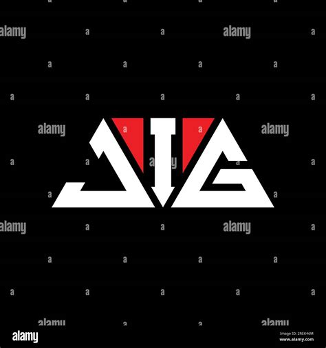 Jig Triangle Letter Logo Design With Triangle Shape Jig Triangle Logo
