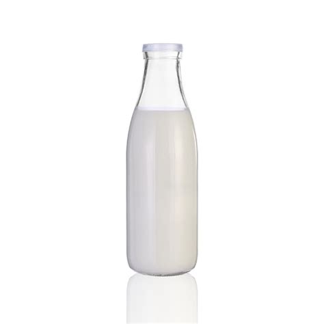 Plain Mouth Wholesale 1 Liter Large Glass Milk Storage Bottle With