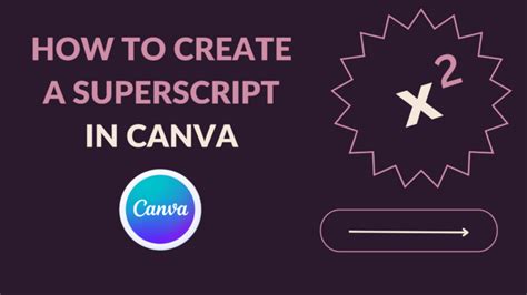 How To Create A Superscript In Canva Template Fonts