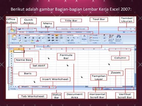 Belajar Excel 1 Tutorial Mengenal Menu Dan Ikon Pada