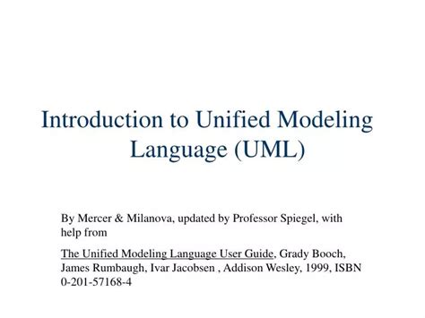 PPT Introduction To Unified Modeling Language UML PowerPoint Presentation ID