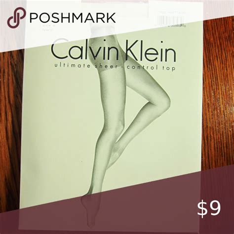 Calvin Klein Ultimate Sheer Control Top Pantyhose White Size Ivory Size