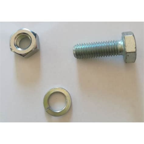 Bullone 10x30 Completo Di Dado E Rondella
