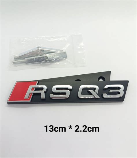 Logo Emblem Rsq3 Chrome Front Grille Q3 Etsy
