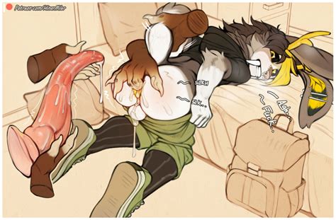 Rule 34 2022 Absurd Res Anthro Anus Balls Bed Black Clothing Black