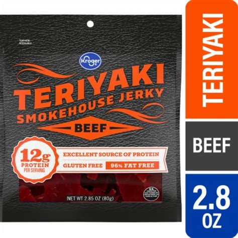 Kroger Teriyaki Smokehouse Beef Jerky 2 85 Oz QFC
