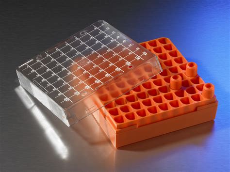 431119 Corning® Polycarbonate 1 2 Ml Cryogenic Vial Storage Box