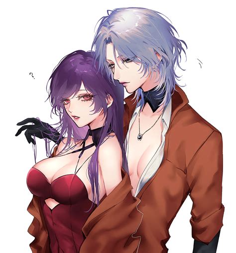 Ogai Path To Nowhere Commentary Highres 2girls Bare Shoulders Black Gloves Breasts