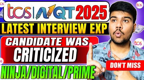 🚨tcs Nqt 2025 Latest Interview Experience Recursion And Sliding Window
