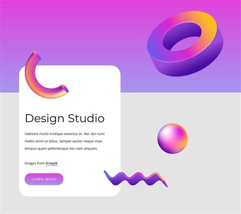 Animated Shapes WordPress Theme By Nicepage