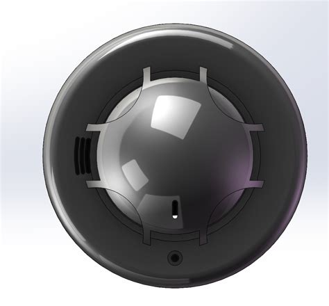 火灾检测器 SOLIDWORKS 模型图纸免费下载 懒石网