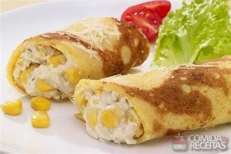 Receita De Panqueca De Milho Catupiry Comida E Receitas