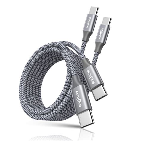 Eyjiew Long 12ft Usb C To Usb C Cable 2 Pack 60w Pd Type C To C Fast