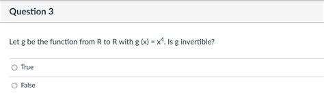solved question 3 let g be the function from r to r with