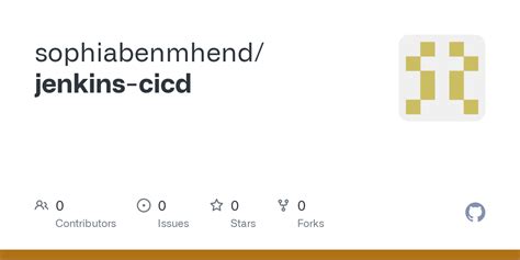 GitHub Sophiabenmhend Jenkins Cicd