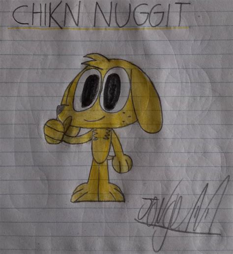 Chikn Nuggit My Version By Mariobluearts On Deviantart