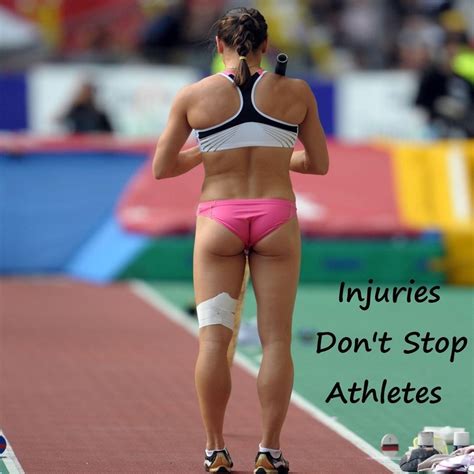 Injuries Don T Stop Athletes Athlete Athletics Injury Injured Fitness Running Sports
