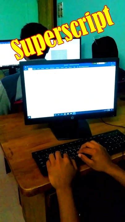 Use Superscript In Ms Word Msword Computer Computerscience Shorts