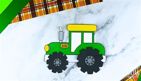 Free Printable Tractor Craft Template Simple Mom Project