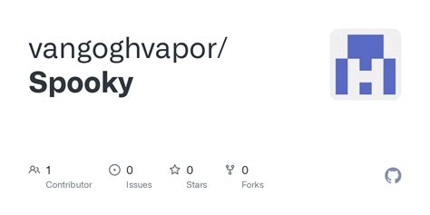GitHub Vangoghvapor Spooky