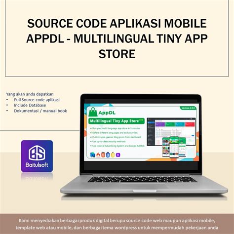 Jual Source Code Aplikasi Mobile Appdl Multilingual Tiny App Store Shopee Indonesia