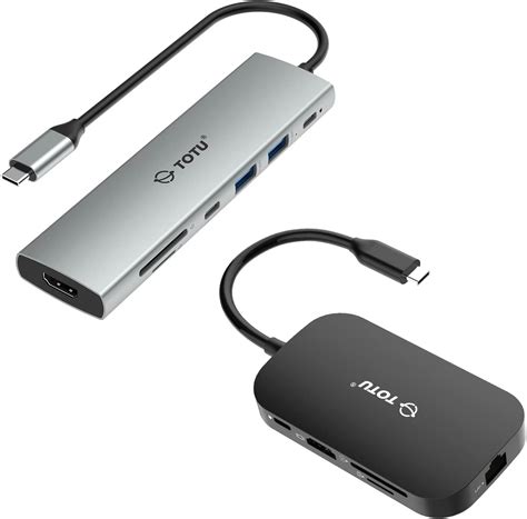 Amazon Com Totu In Usb C Hub With K Hdmi Mbps Ethernet In K Hdmi Usb C Hub