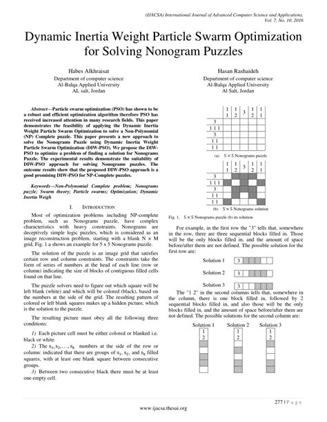 Pdf Dynamic Inertia Weight Particle Swarm Optimization For Solving