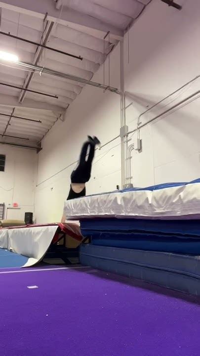 Slow Motion Backflip And Gymnastics Double Full Twist Tumbling Tricking