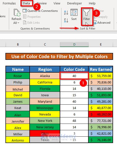 How To Filter By Multiple Colors In Excel 2 Easy Methods
