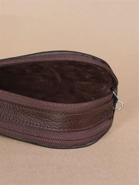 Double Glasses Case · Dark Brown By Capra Leather