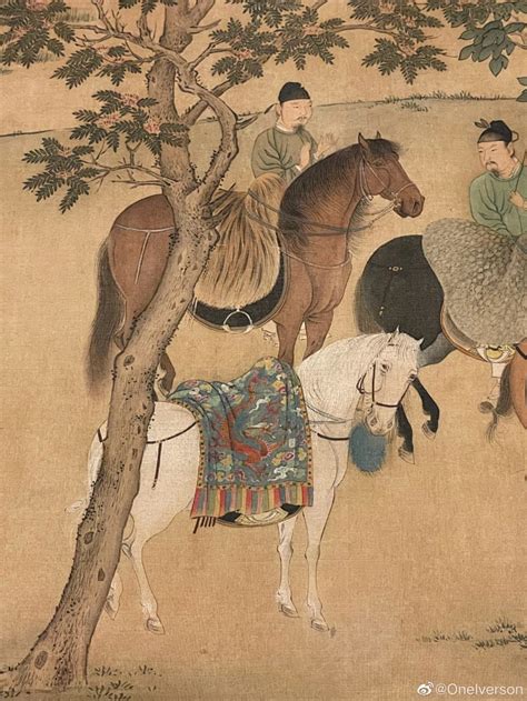 仇英 人物圖卷 花瓣网