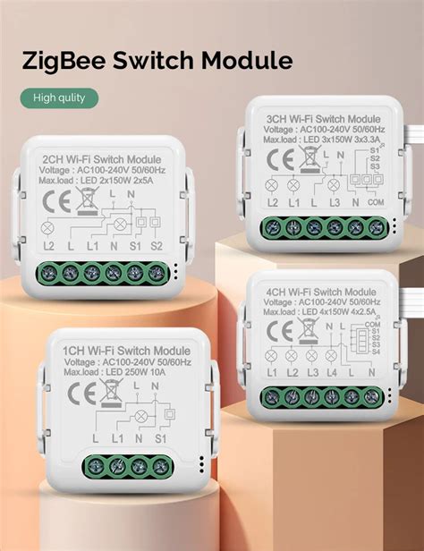 1ch Zigbee Tuya Smart Switches With Neutral Wire Buy 1ch Zigbee Switches Tuya Smart Switch